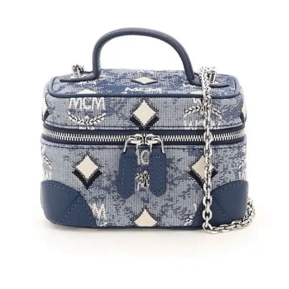 MCM | Bags | Mcm Mini Bag Vintage Monogram Jacquard Rockstar Vanity ...
